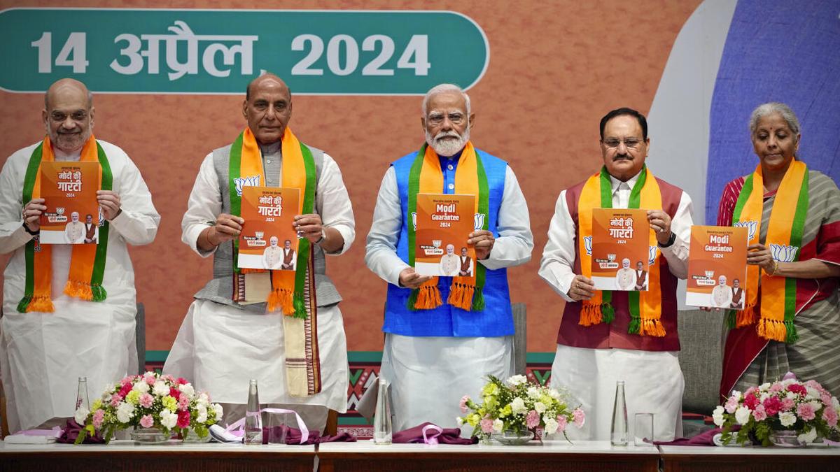 Lok Sabha Elections 2024: Bharatiya Janata Party Election Manifesto - The Hindu Centre